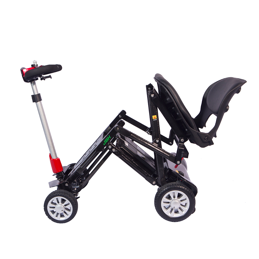 JBH Red Carbon Fiber Foldable Mobility Scooter FBC01 - JBH